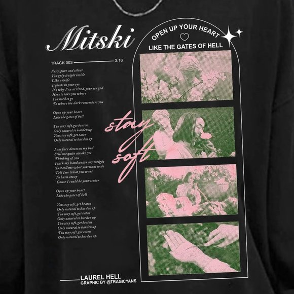 Shirts | Vintage Mitski Clothing Mitski Stay Soft Laurel Hell Unisex Sweatshirt Shirt | Poshmark
